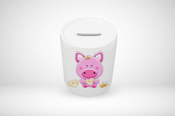 Spardose bedrucken und online gestalten | printonline24.com