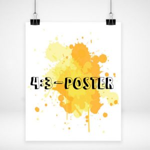 Poster DIN-Formate, DIN A0, DIN A1, DIN A2, DIN A3, DIN B1, und DIN B2 ...