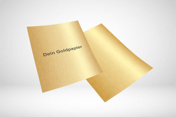 Goldpapier bedrucken | printonline24.com