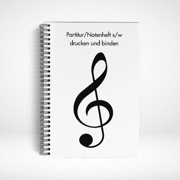 Noten drucken und binden | printonline24.com