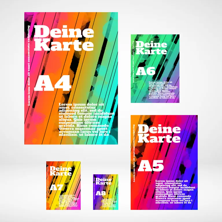 Karten DIN-Formate